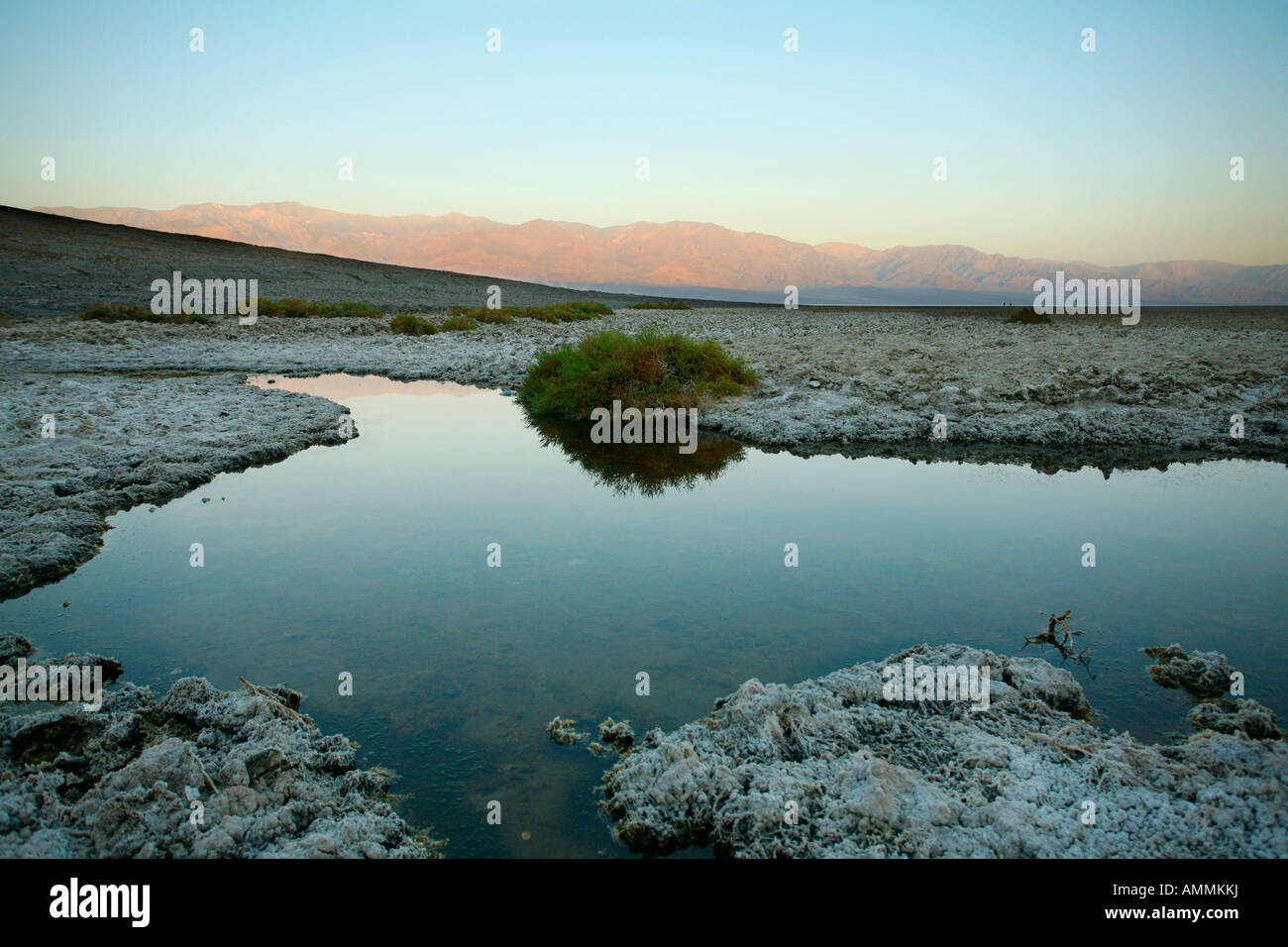 Moonrise over the Panamint Range, Badwater Basin, Death Valley National ...