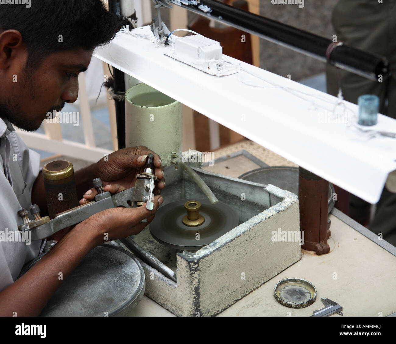 Gem cutter hi-res stock photography and images - Alamy