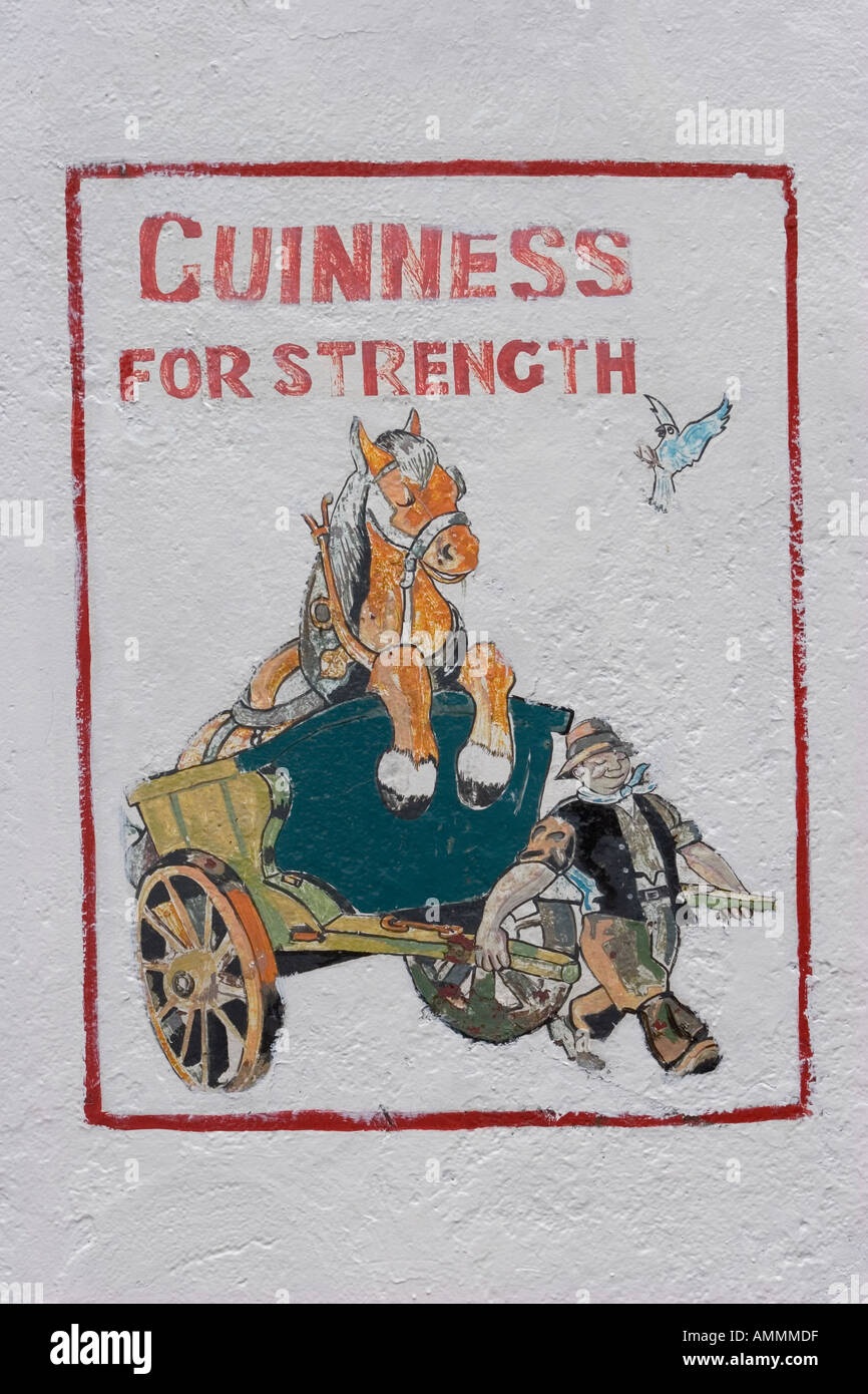 Guinness Advert Galway Ireland UK Stock Photo - Alamy