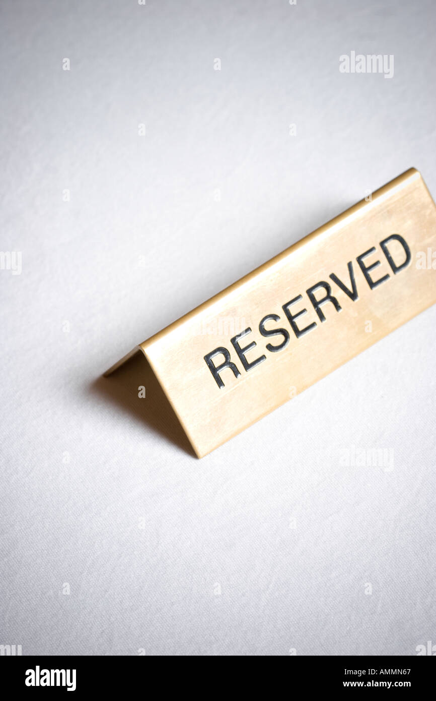 Reservation book restaurant hi-res stock photography and images - Alamy