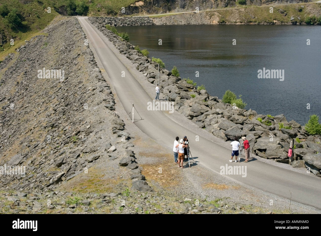 llyn brianne dam and reservoir camarthanshire wales Stock Photo - Alamy