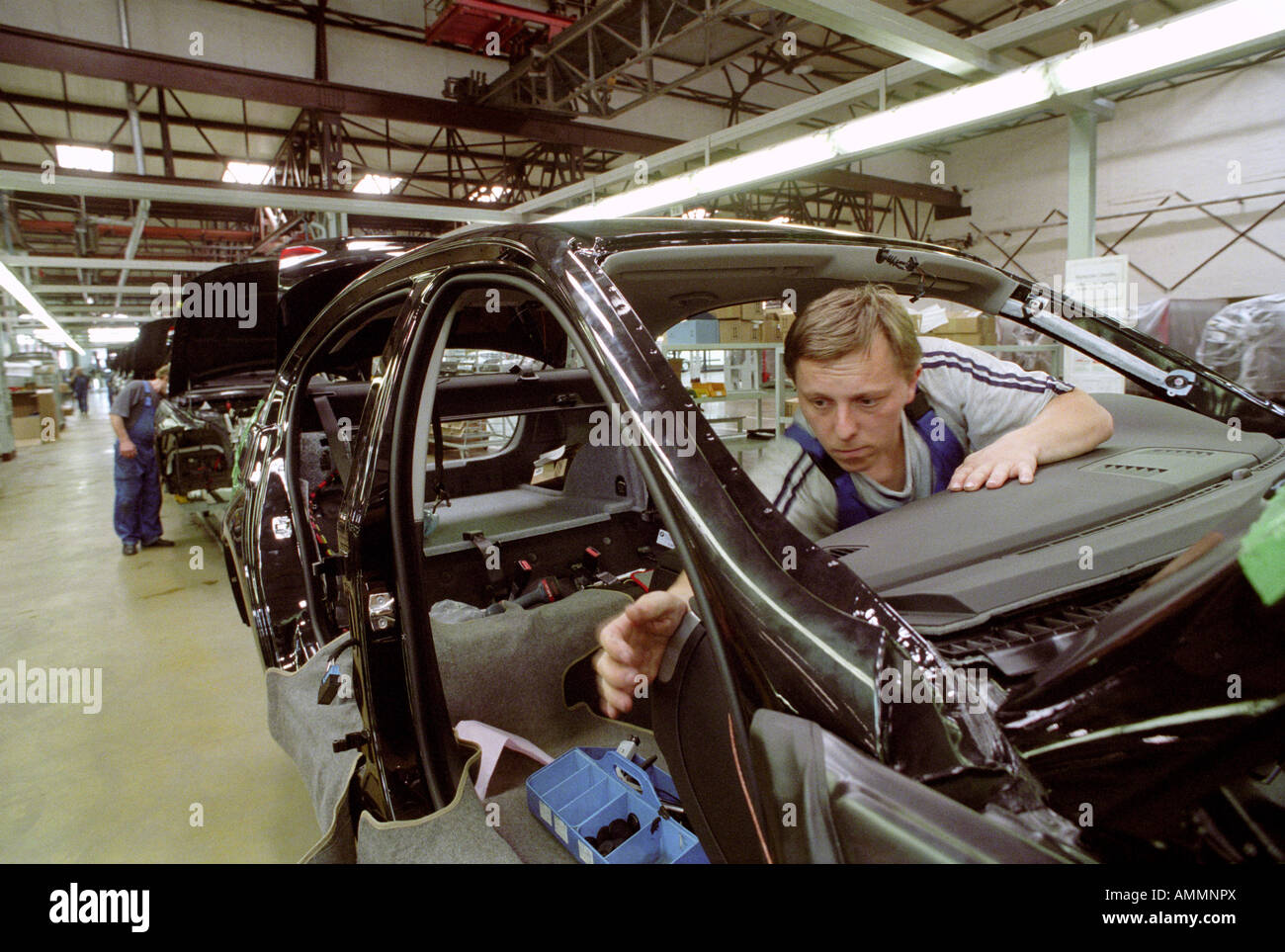 BMW-manufacturing of the model 3.20i, Kaliningrad, Russia Stock Photo ...