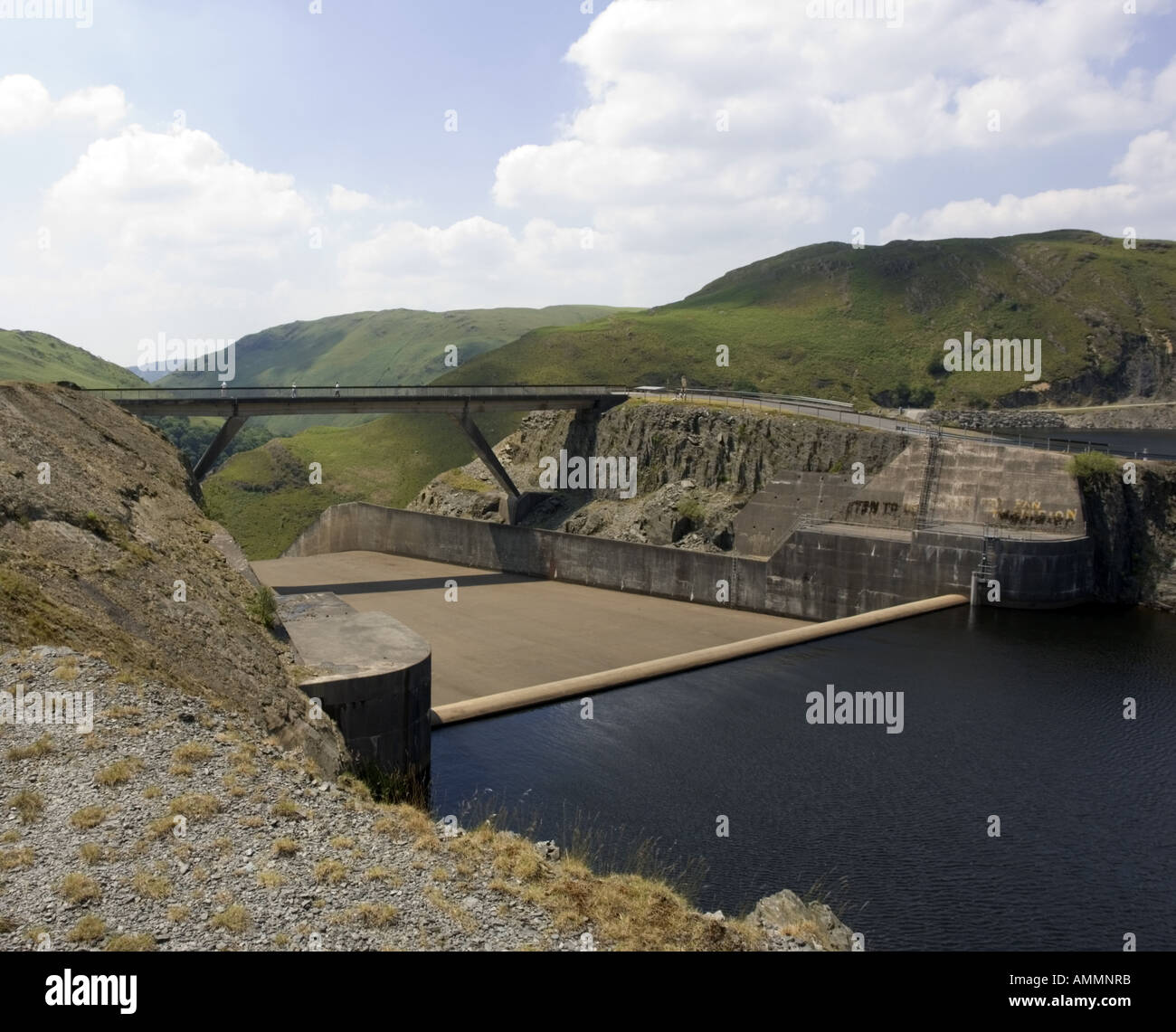 llyn brianne dam and reservoir camarthanshire wales Stock Photo - Alamy