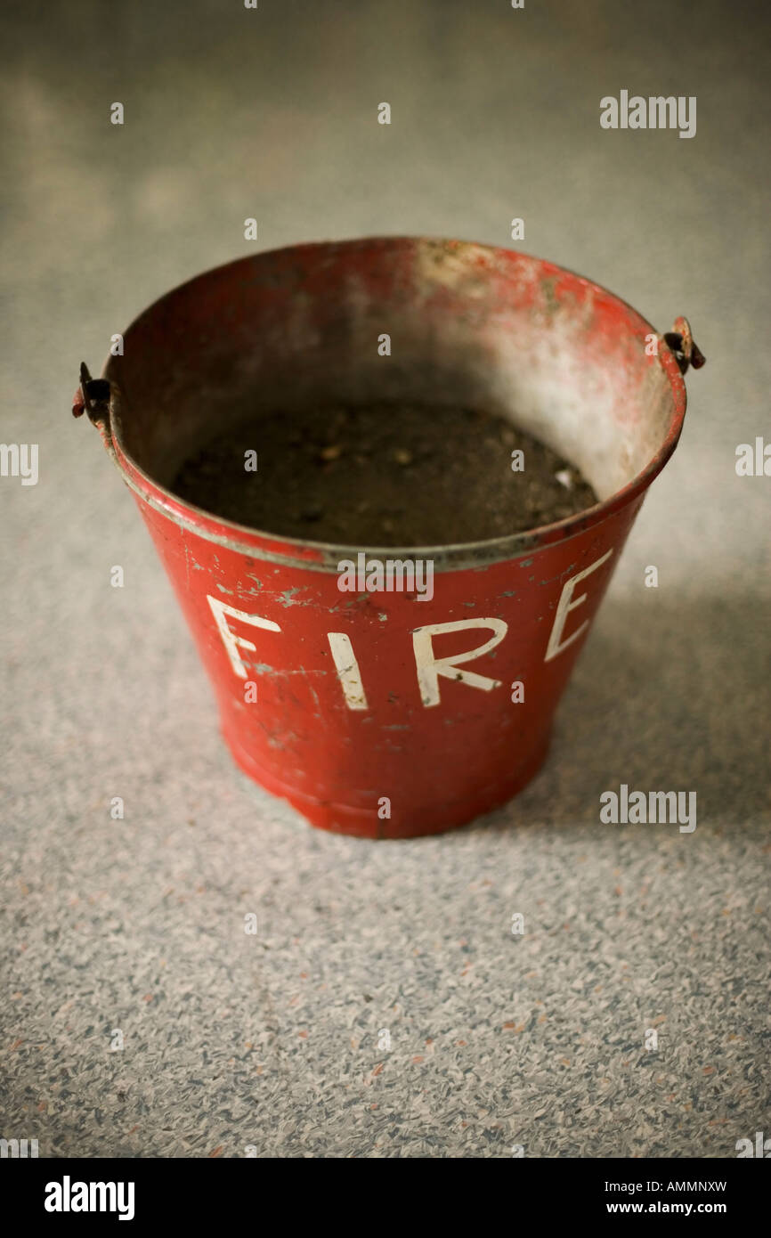 Fire extinguisher bucket hi-res stock photography and images - Alamy