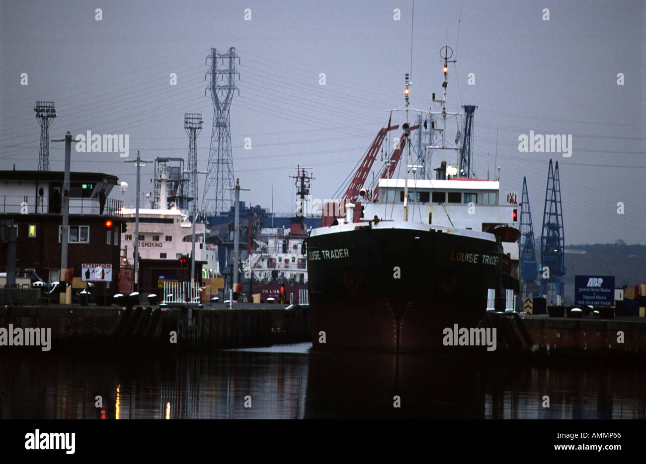 Port of Ipswich on the river Orwell, Suffolk, UK Stock Photo - Alamy