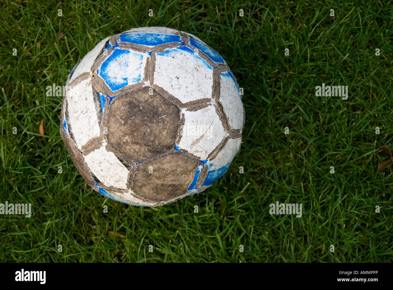 Football with grass hi-res stock photography and images - Alamy