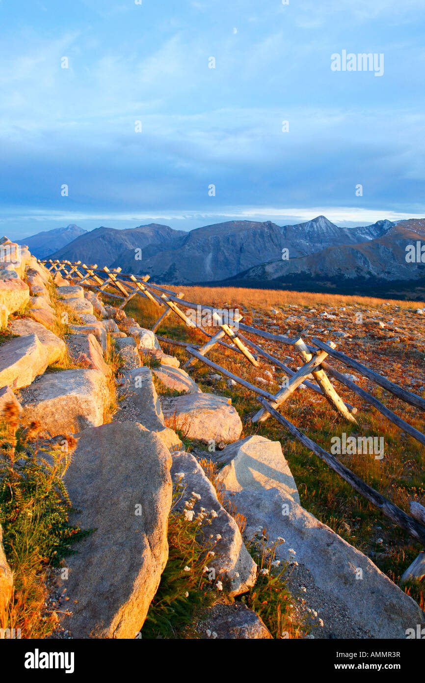 Sunset, Rocky Mountain National Park, Colorado Stock Photo - Alamy