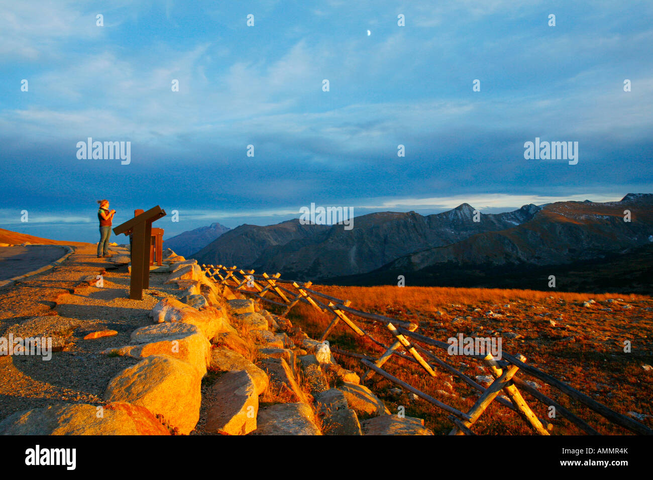 Sunset, Rocky Mountain National Park, Colorado Stock Photo - Alamy