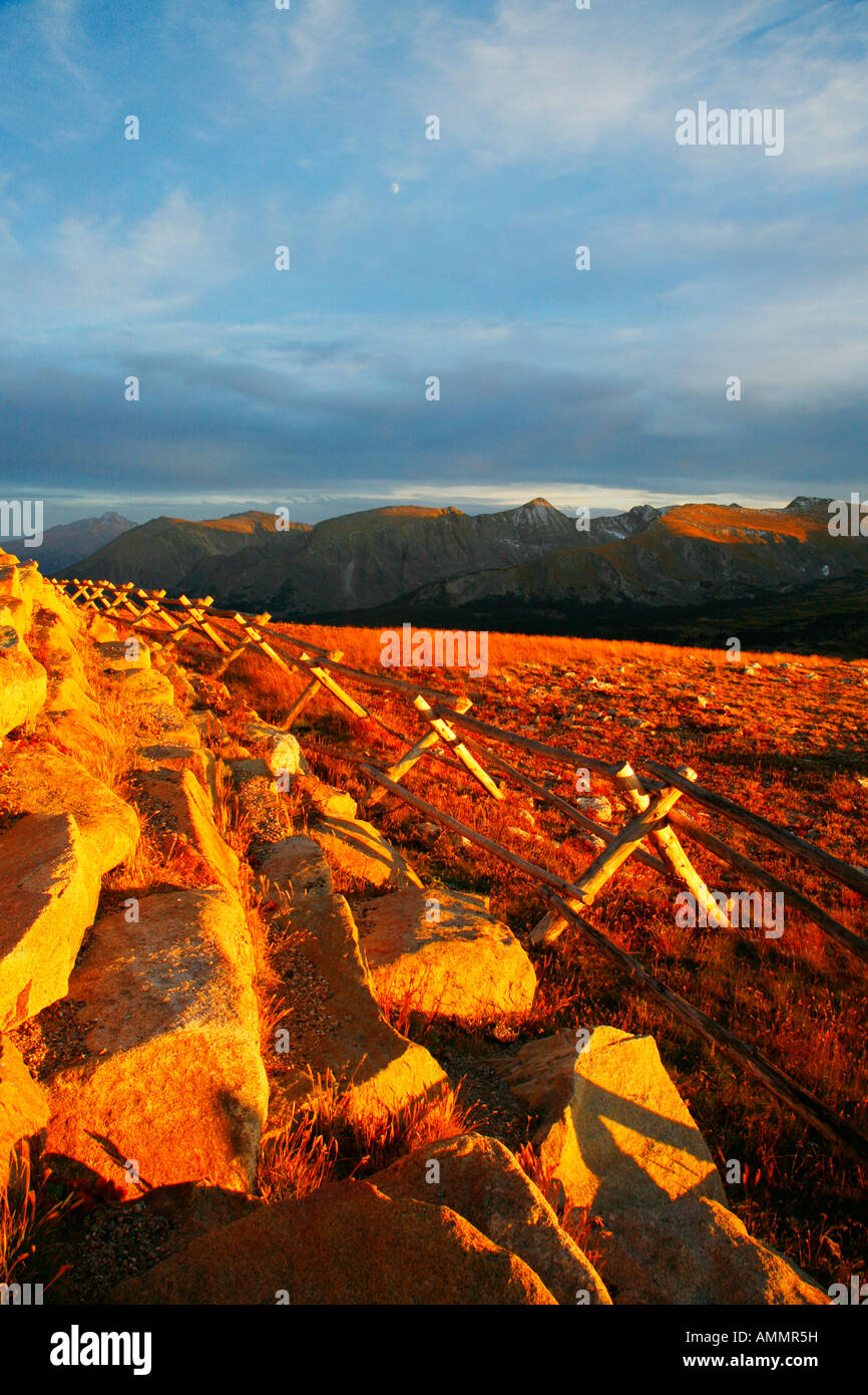 Sunset, Rocky Mountain National Park, Colorado Stock Photo - Alamy