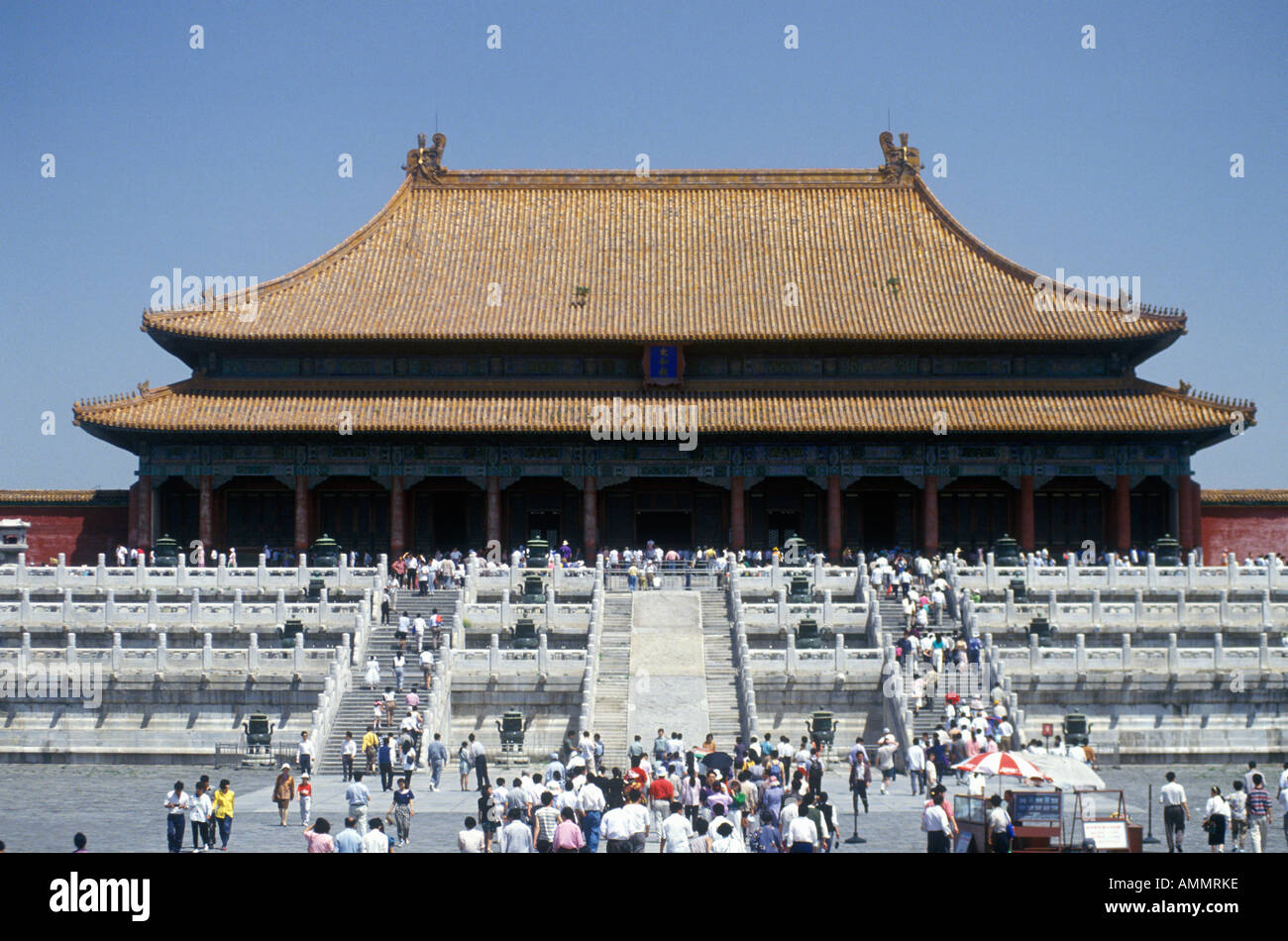 The Forbidden City Tai He Dian Hall of Supreme Harmony in Beijing in ...
