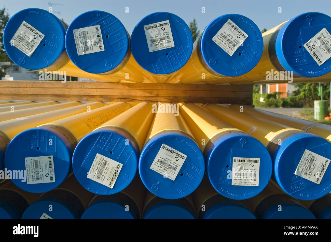 piled up natural gas pipes Stock Photo - Alamy