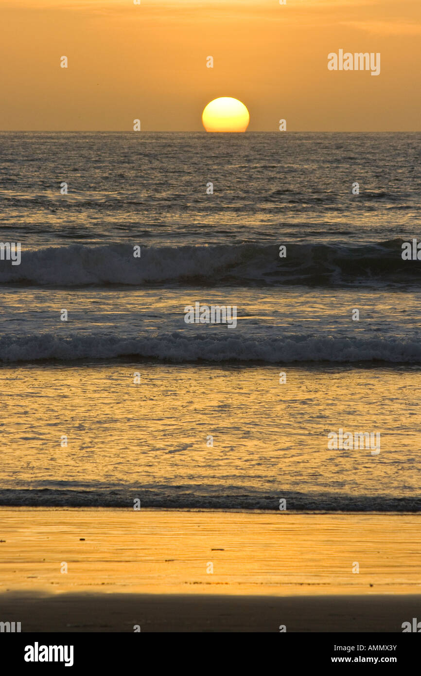 Sunset on Kuta Beach, Bali, Indonesia Stock Photo - Alamy