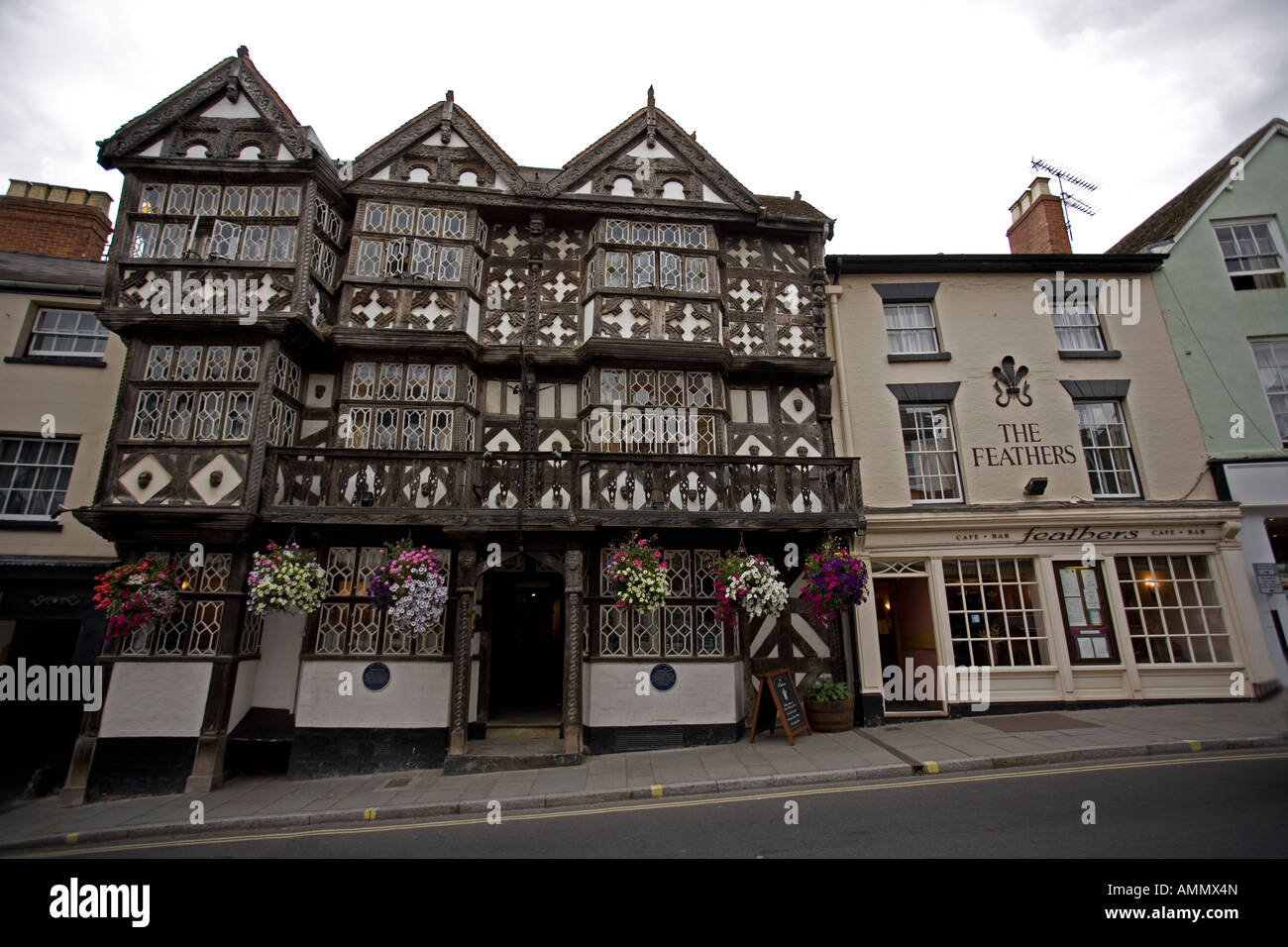 The Feathers Hotel Ludlow England UK in Shropshire Became an inn in ...