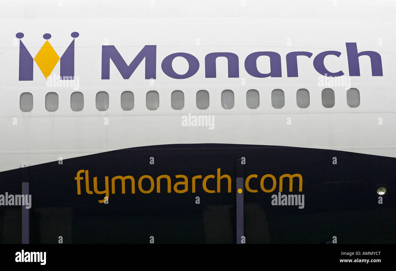 Monarch airlines logo hi-res stock photography and images - Alamy