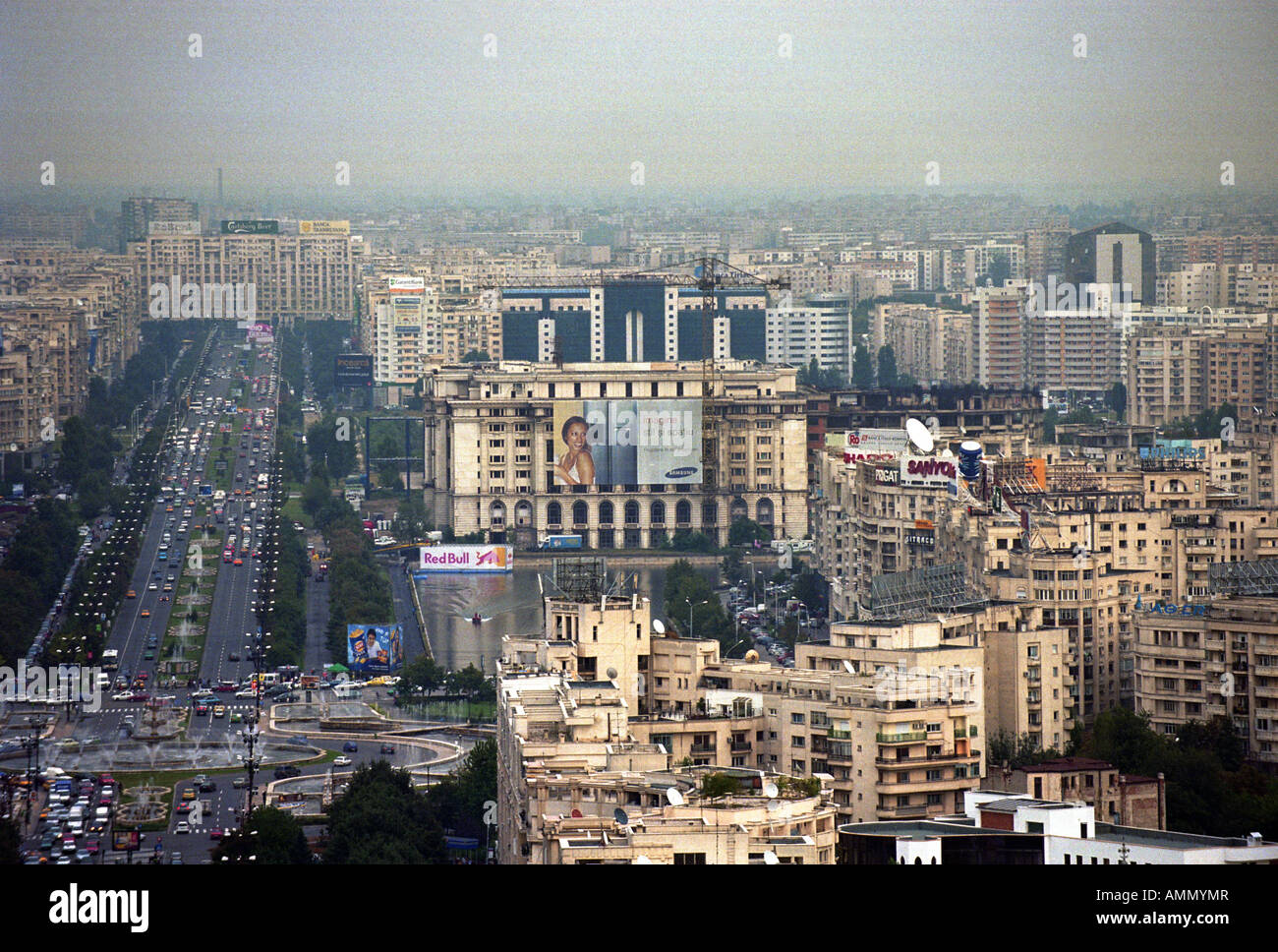 Bucharest traffic city centre hi-res stock photography and images - Alamy