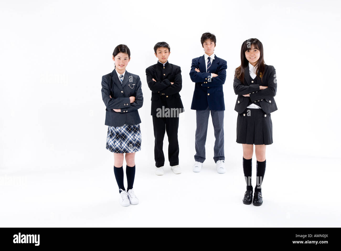 Middle School Student Standing