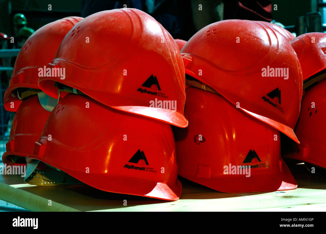 Helmet of miner Stock Photo - Alamy