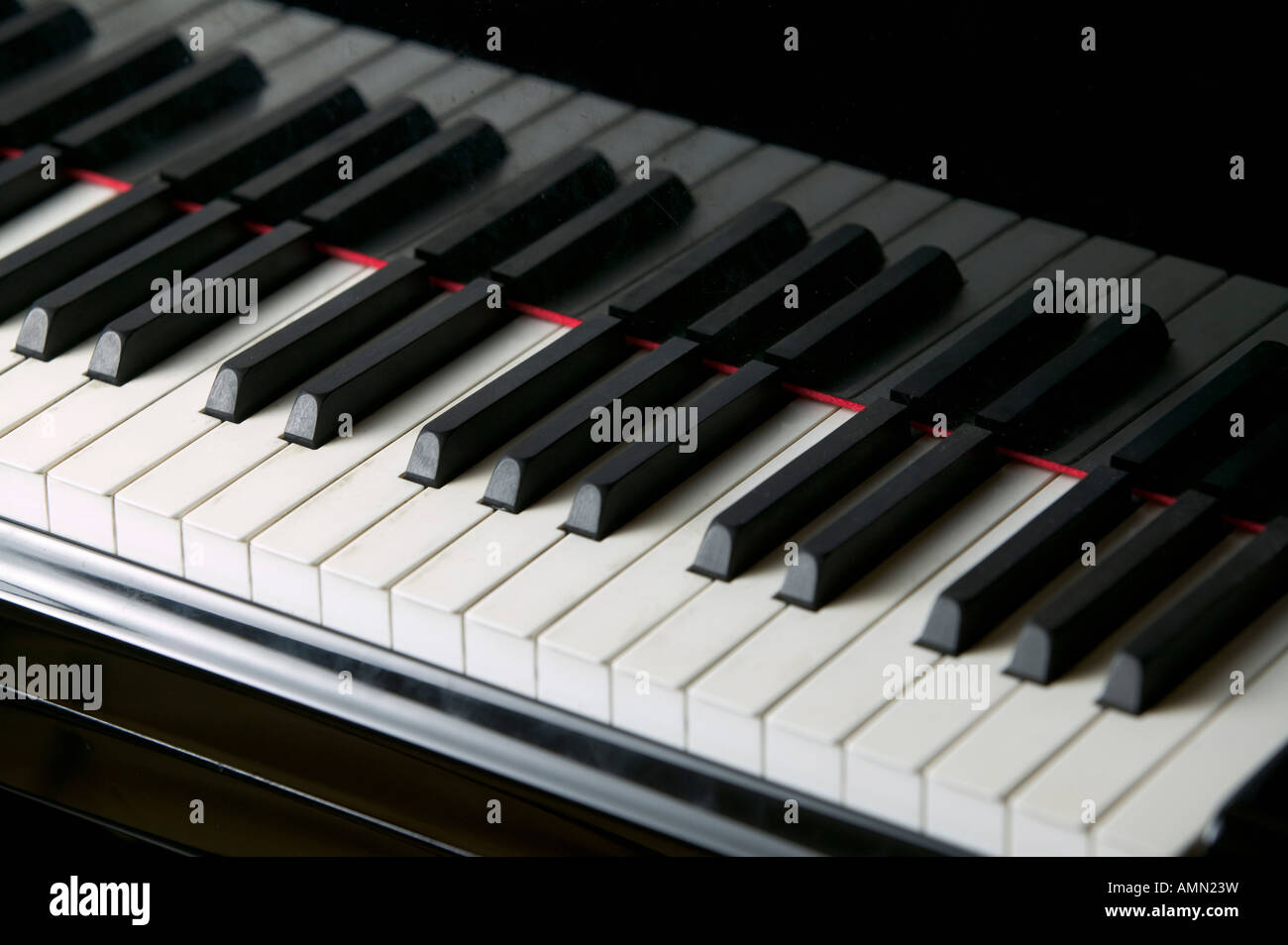 Keyboard of a piano Stock Photo - Alamy