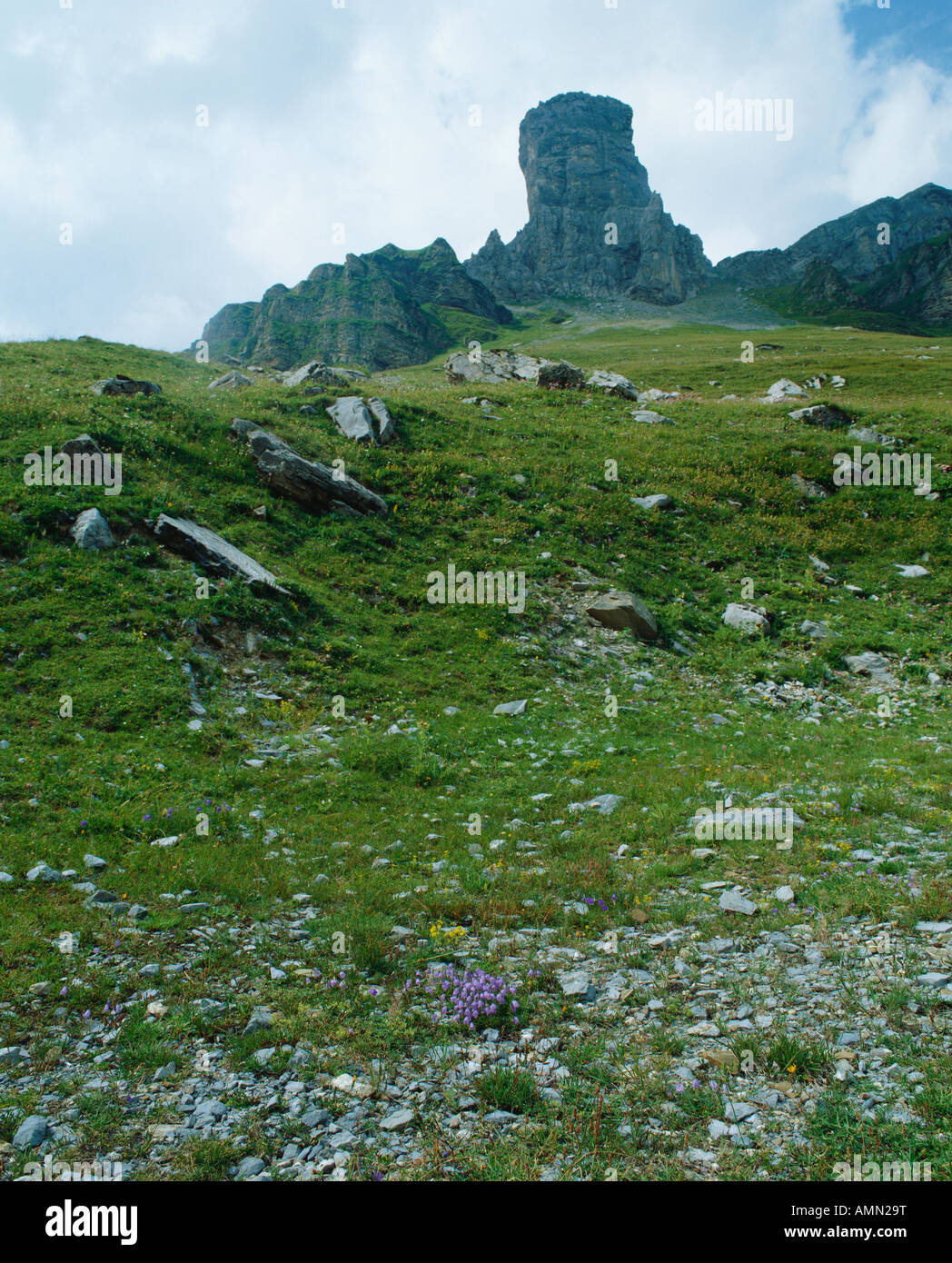 rock formation on a mountain pass Stock Photo - Alamy
