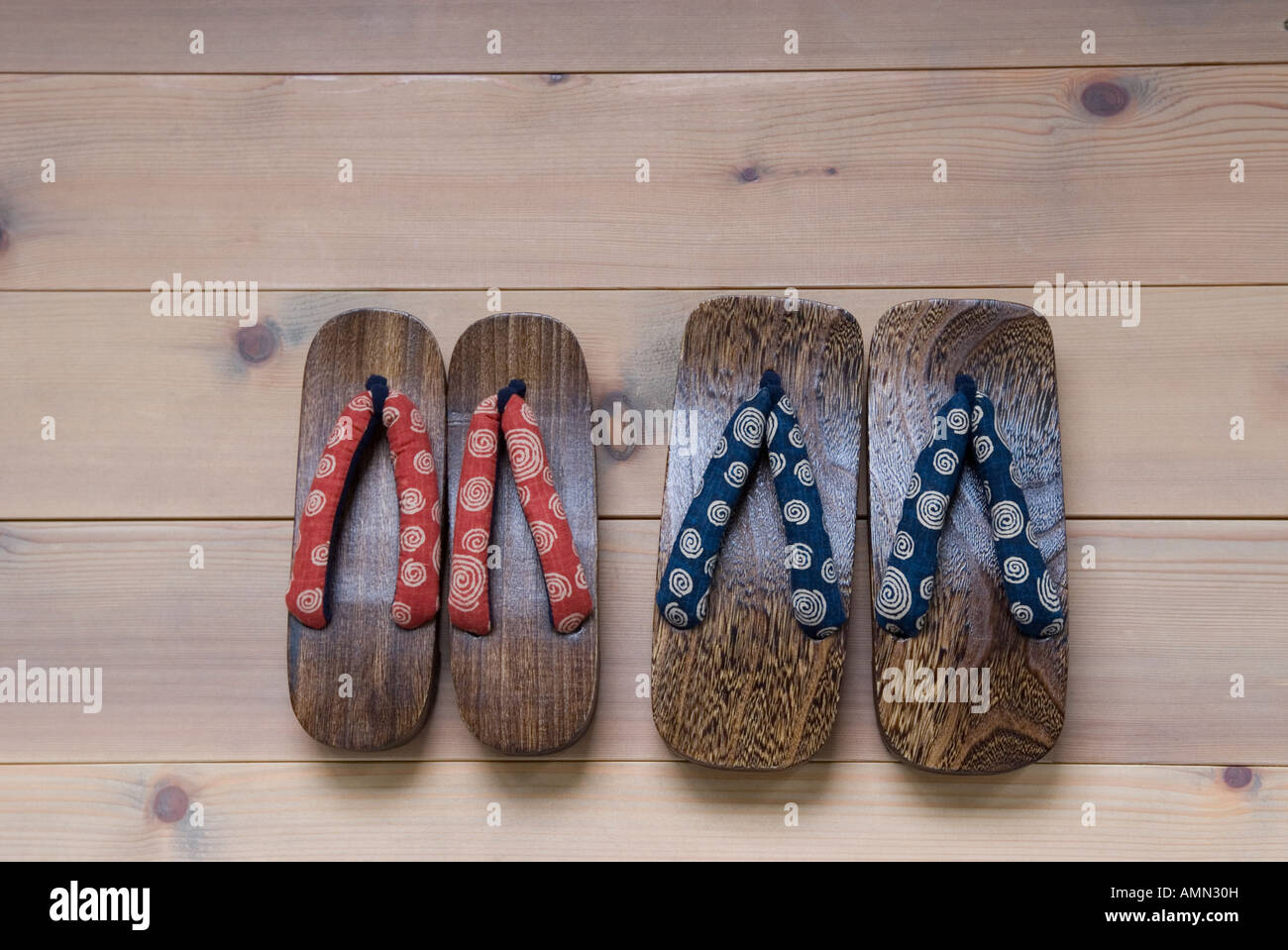 Wooden japanese clogs hi-res stock photography and images - Alamy