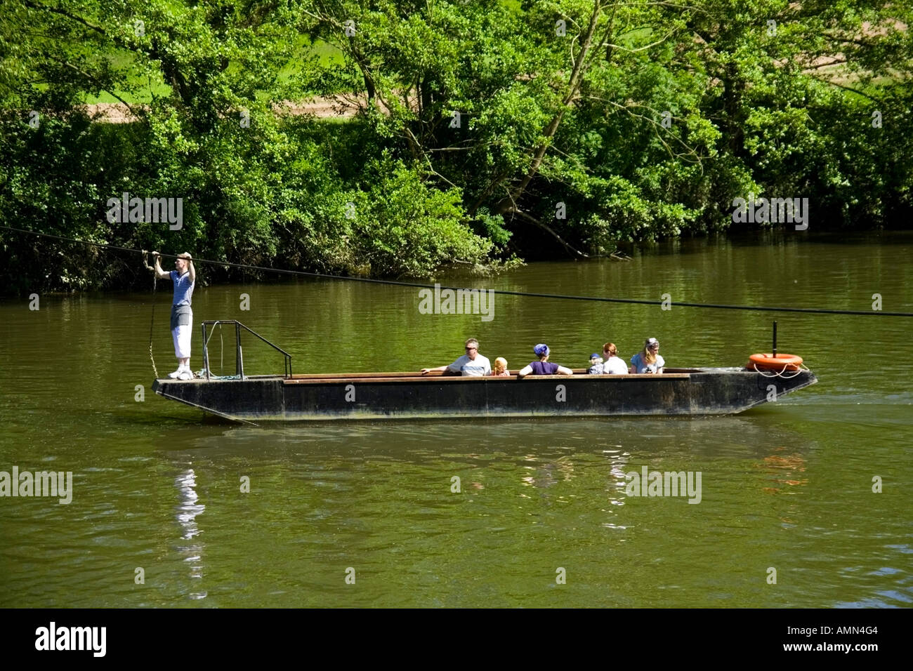 Hand ferry river wye symonds hi-res stock photography and images - Alamy
