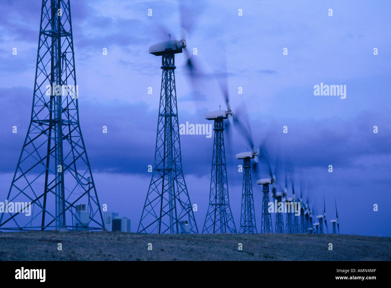 Wind Turbines, Pincher Creek, Alberta, Canada Stock Photo - Alamy