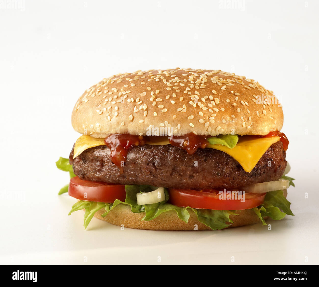 Beefburger bap hi-res stock photography and images - Alamy