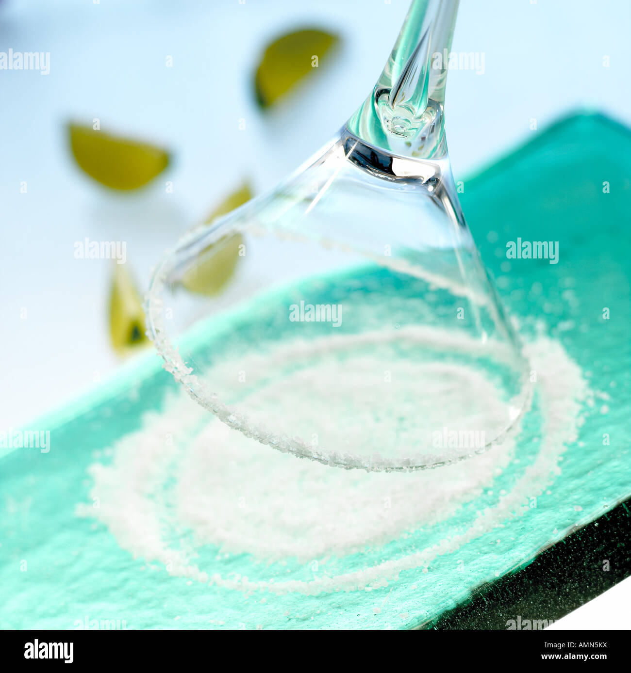 Margarita salt rim Stock Photo - Alamy