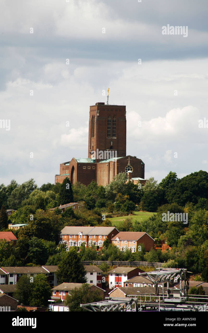 Guildford cathedral guildford united kingdom hi-res stock photography ...