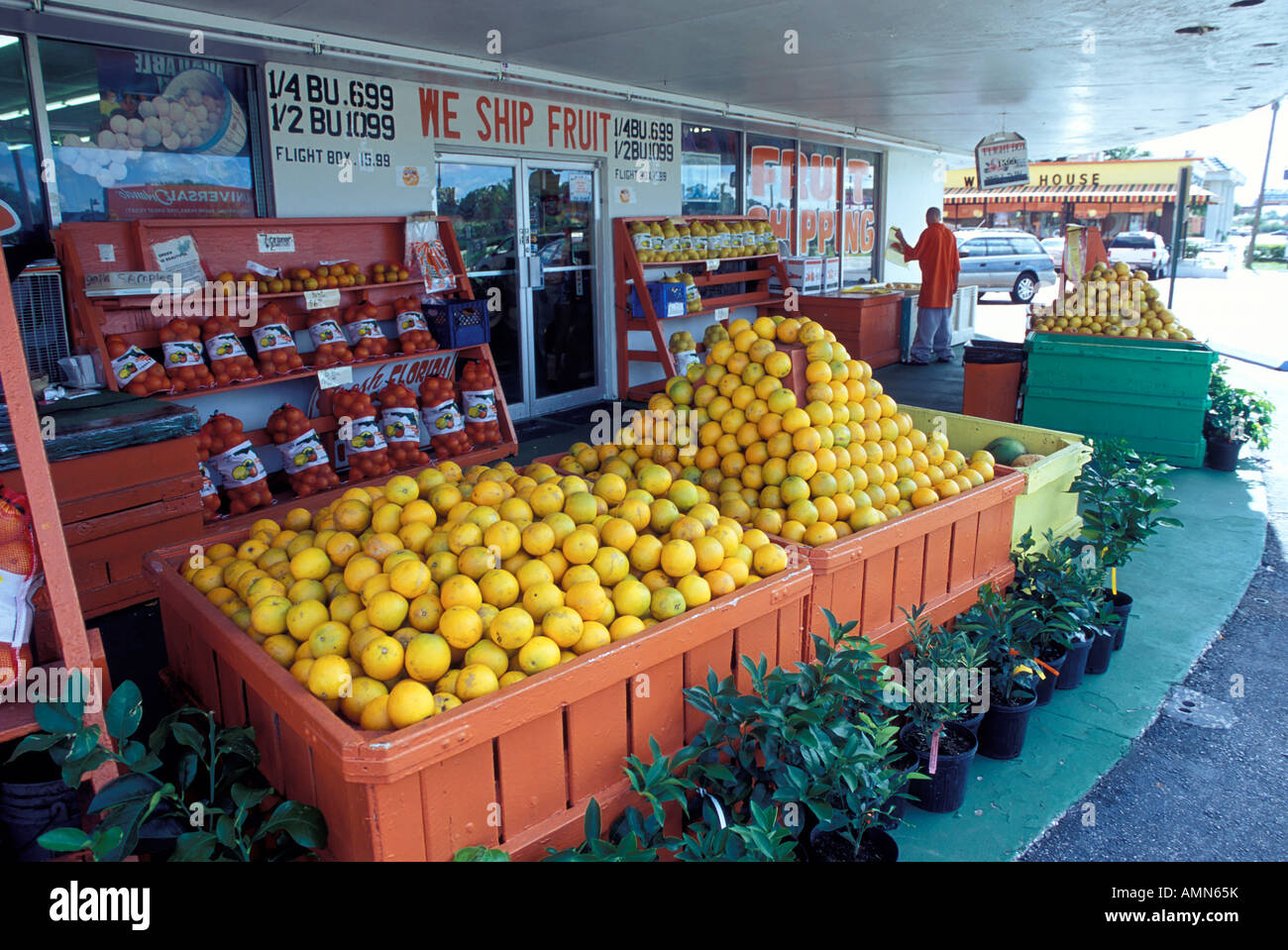 Orange World entrance, Florida, USA Stock Photo - Alamy