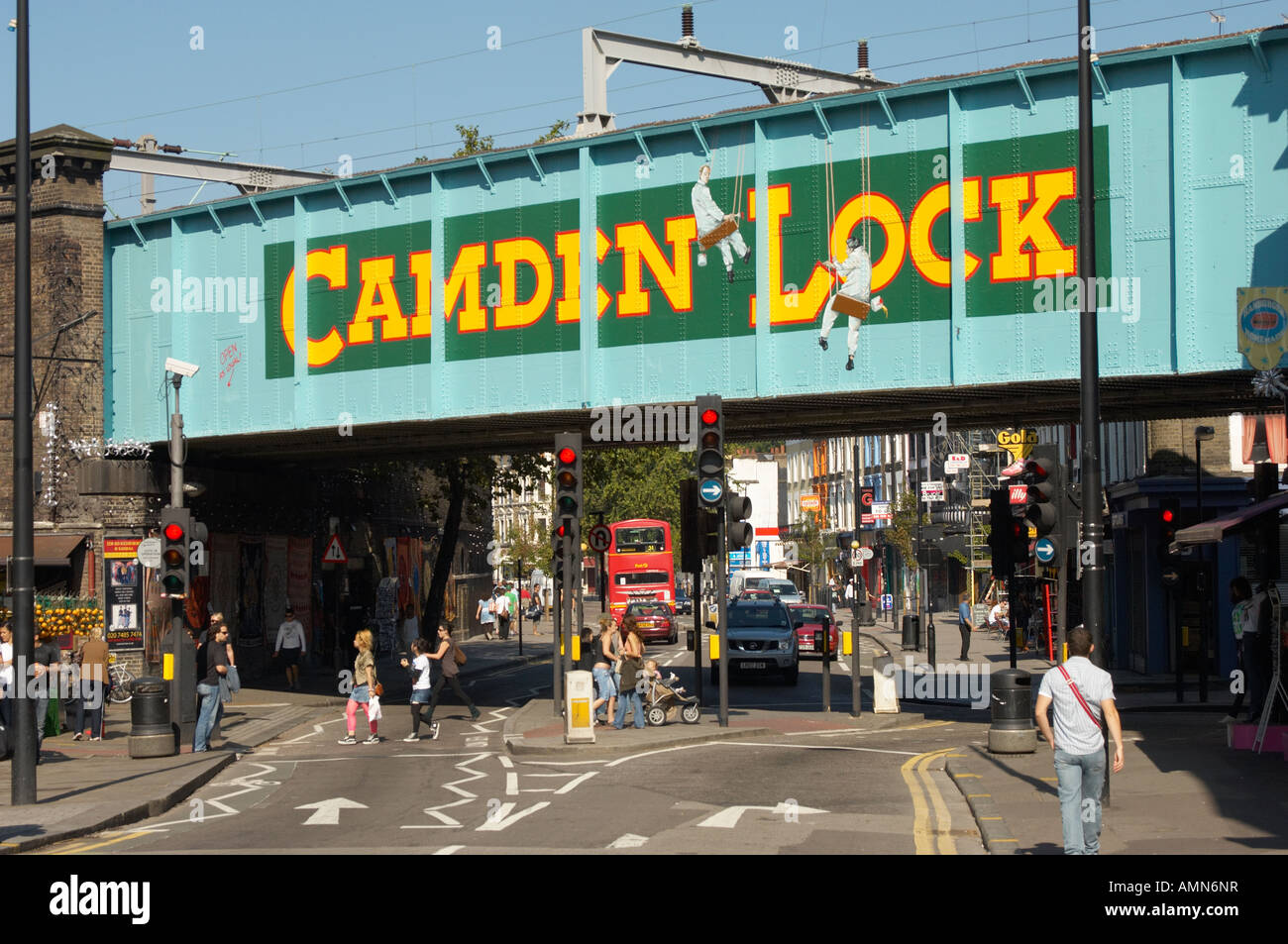 Camden lock London Sign Stock Photo - Alamy