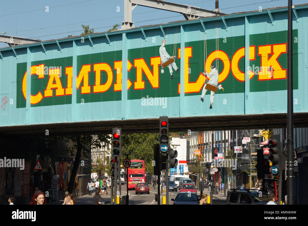 Camden lock London Sign Stock Photo - Alamy