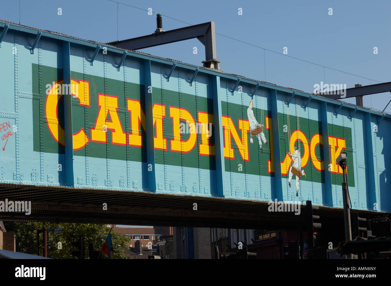 Camden lock London Sign Stock Photo - Alamy