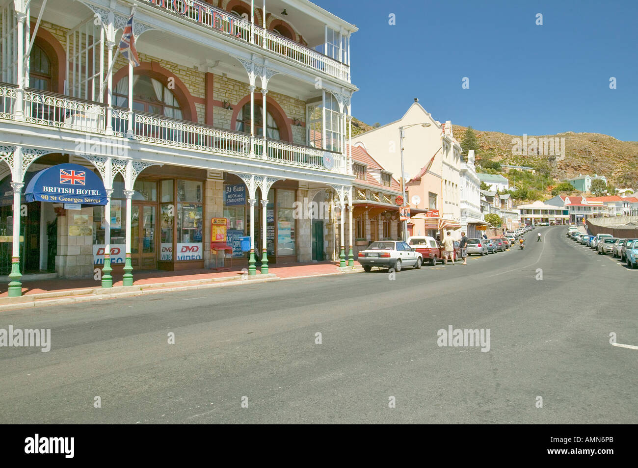 Store fronts and main street of Simon s Town outside of Cape Town South ...
