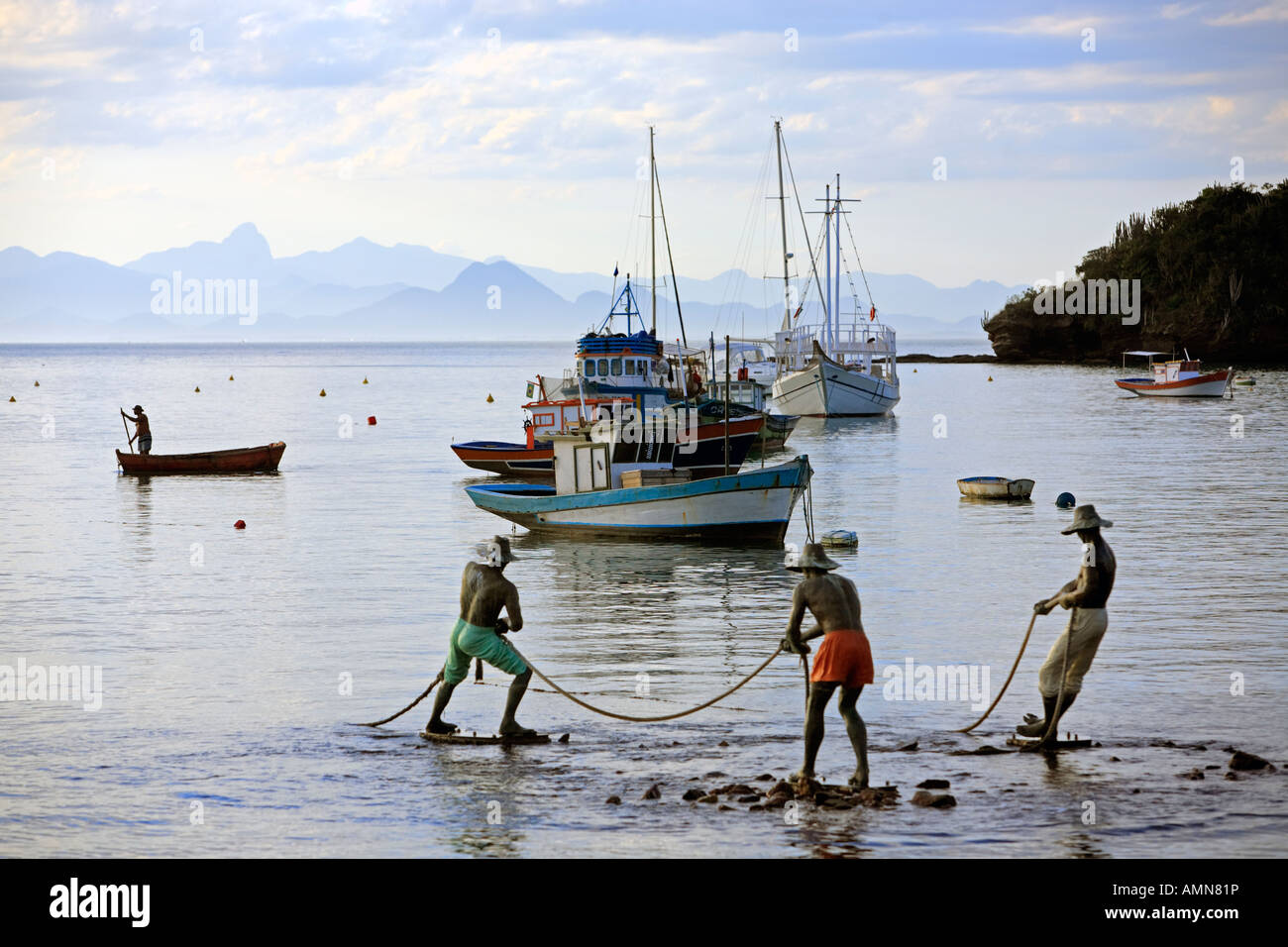 Buzios brazil fishermen hi-res stock photography and images - Alamy