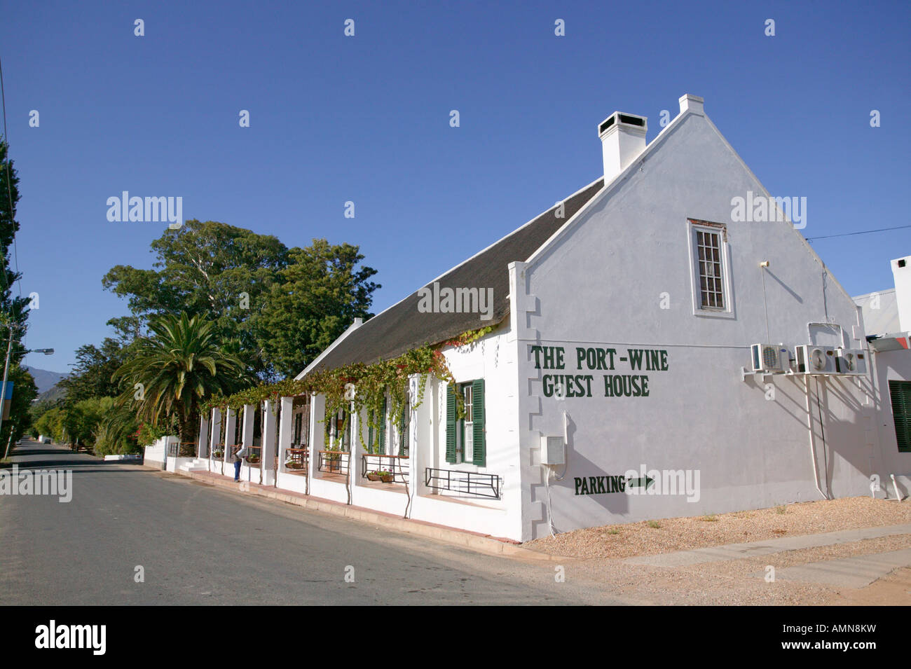 The port-wine guesthouse in Calitzdorp Stock Photo - Alamy