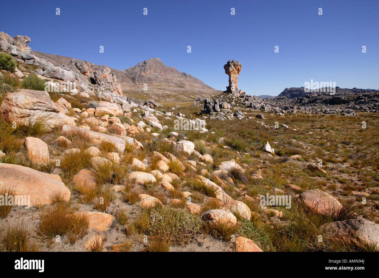 The Maltese cross sandstone rock formation in the Cedarberg mountains ...