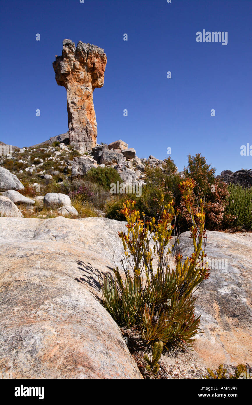 The Maltese cross sandstone rock formation in the Cedarberg mountains ...