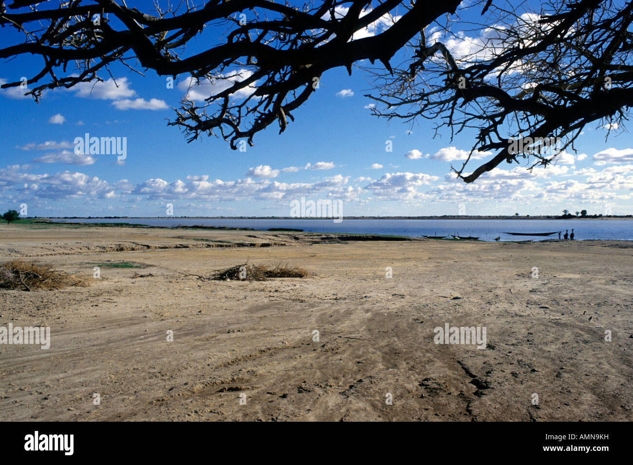 Landscape on the Niger river Stock Photo - Alamy