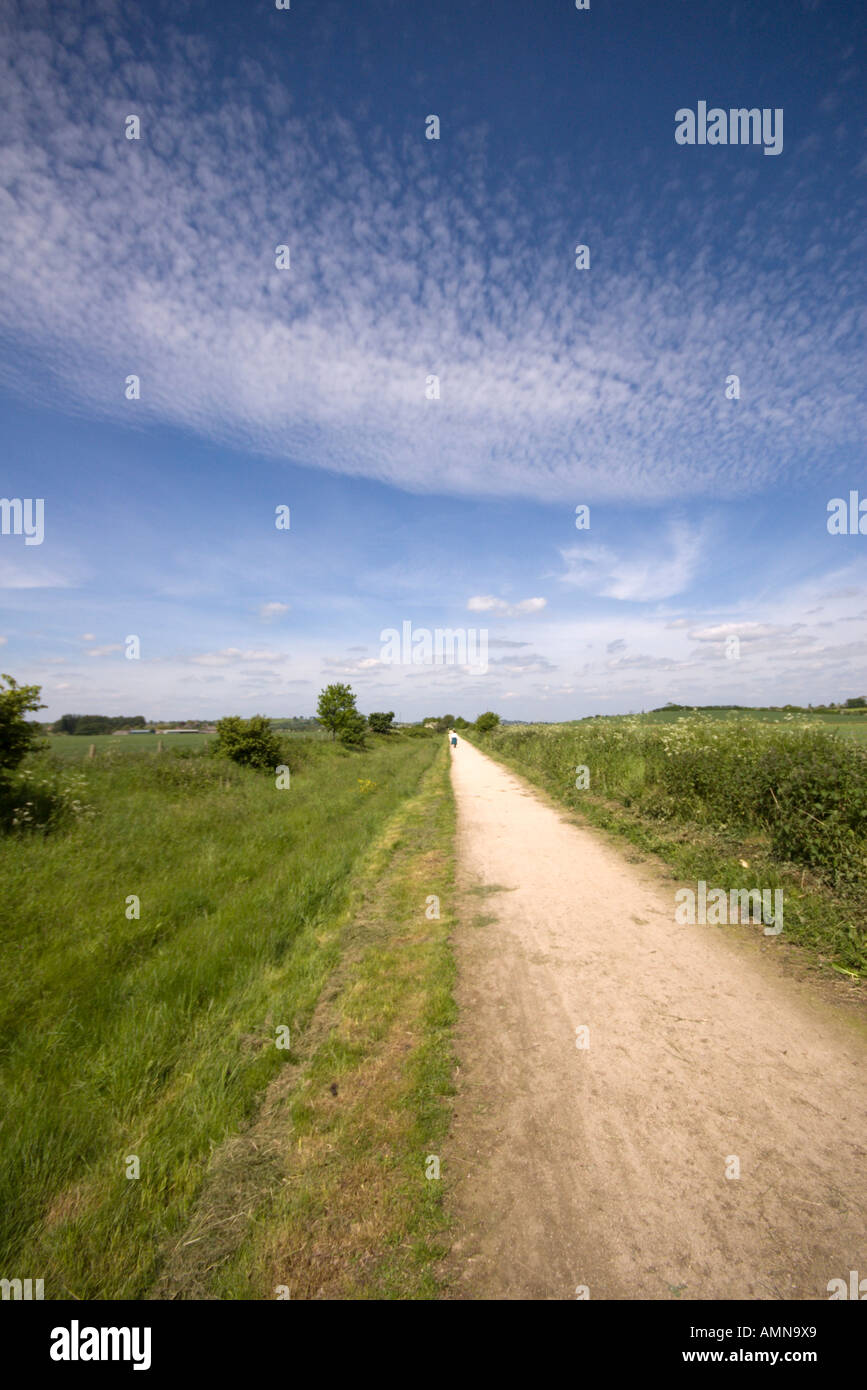 Views from The Greenway Footpath and cycle track disused railway line ...