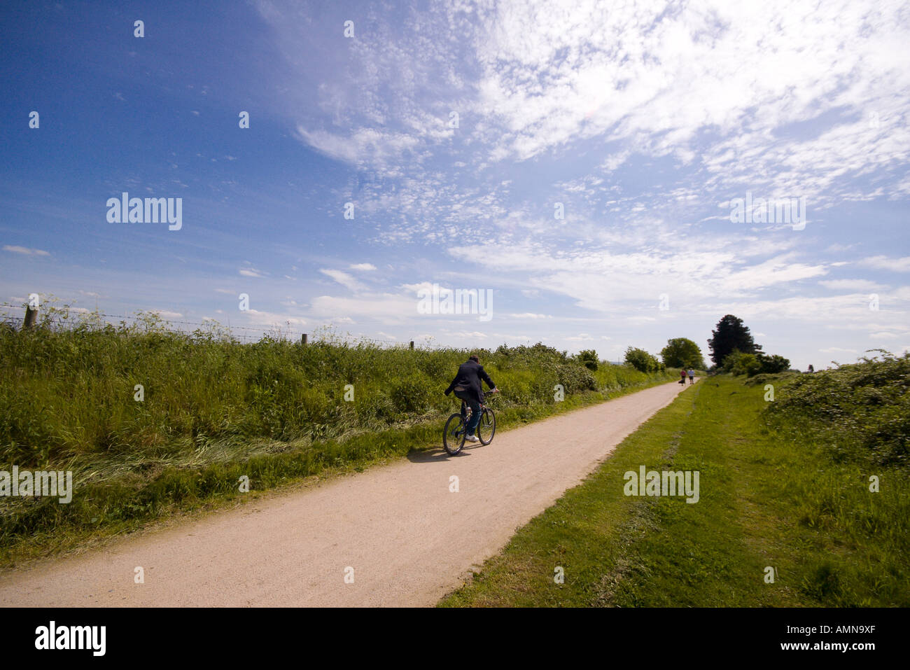 Views from The Greenway Footpath and cycle track disused railway line ...
