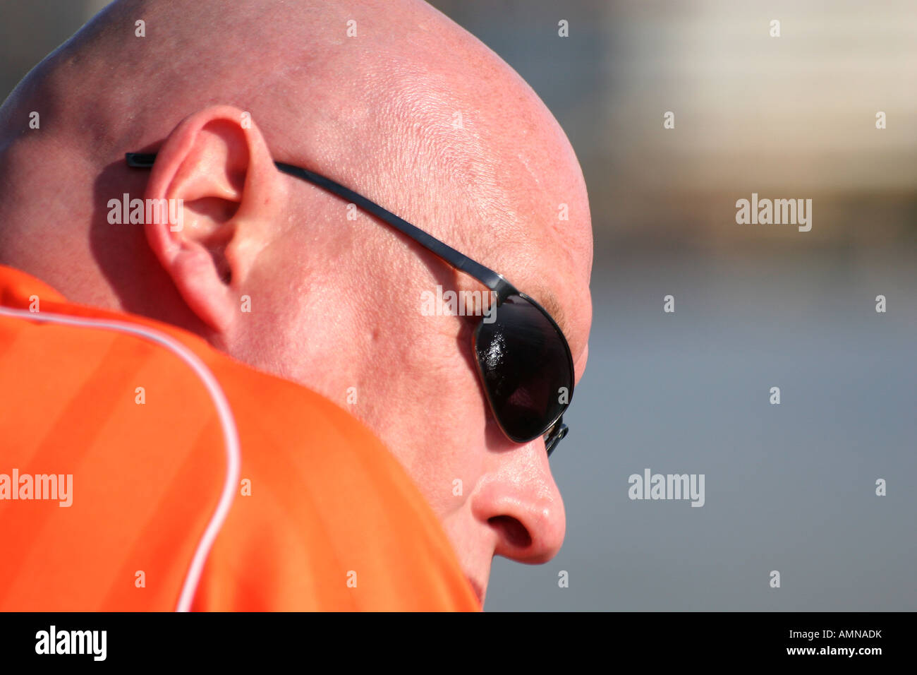 Back view man head bald hi-res stock photography and images - Alamy