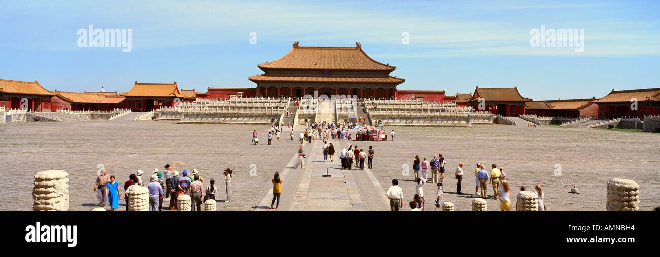 The Forbidden City Tai He Dian Hall of Supreme Harmony in Beijing in ...