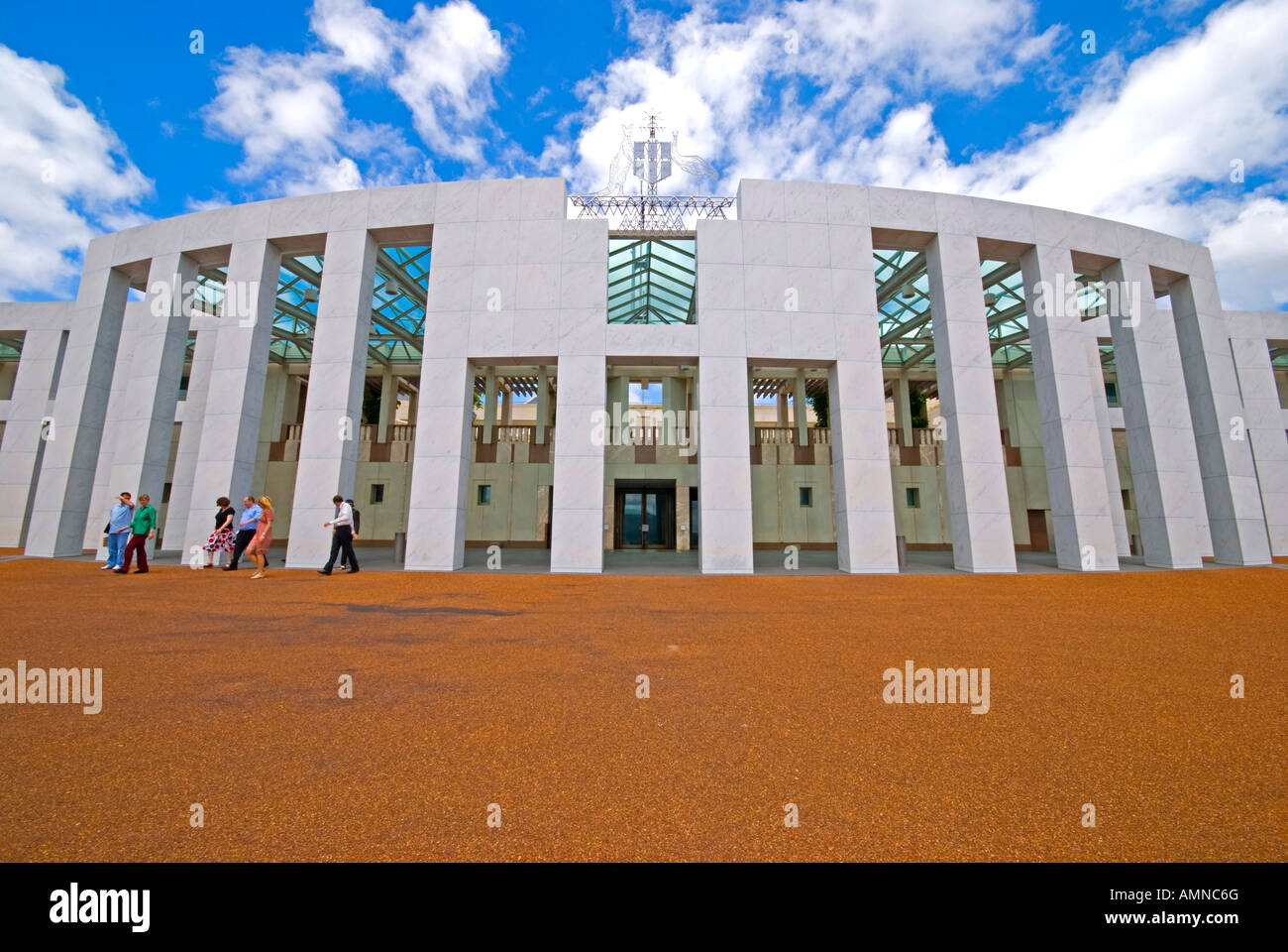 The Australian Federal Parliament in Canberra ACT Australia Stock Photo ...