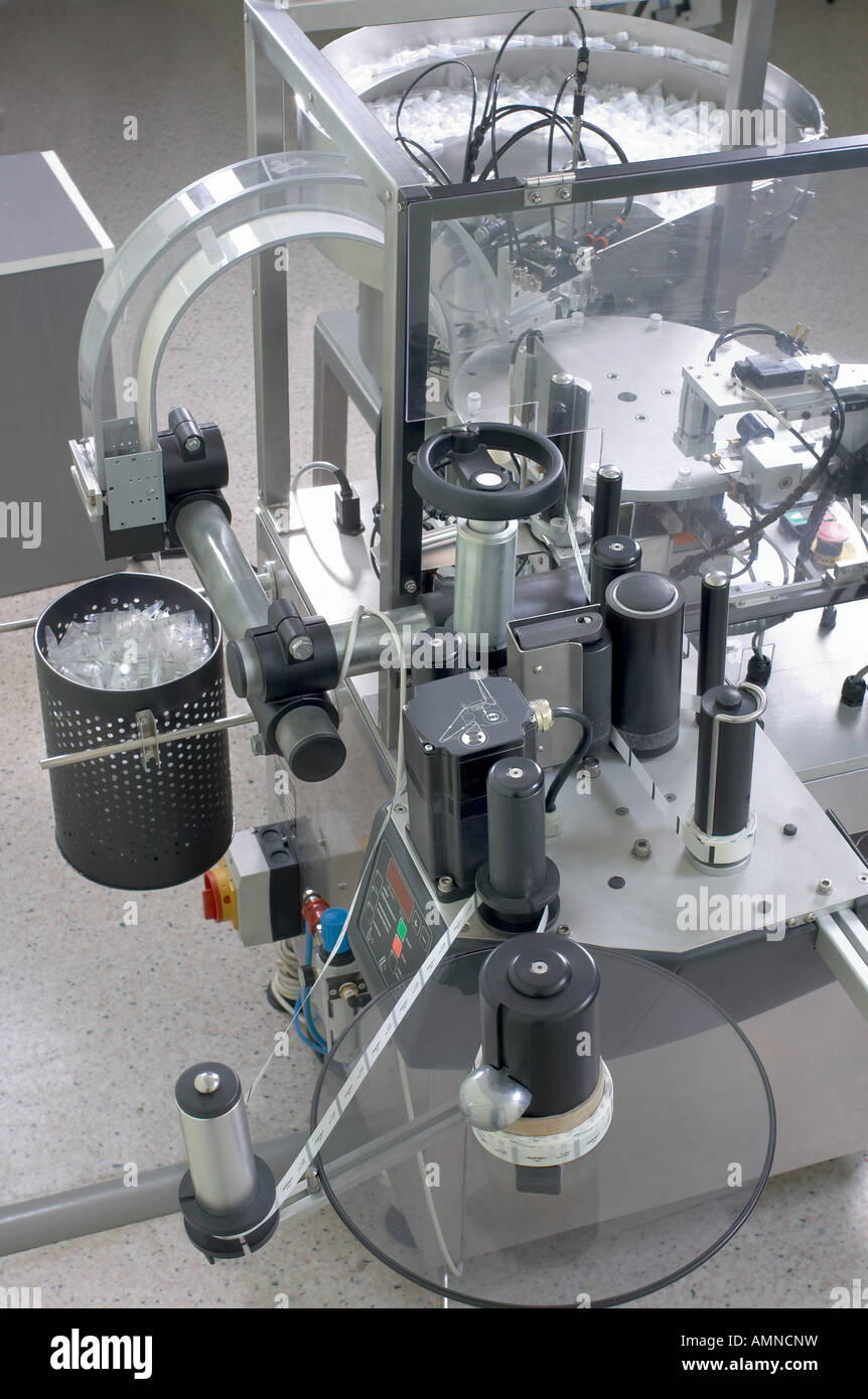 Pharmaceutical factory device Stock Photo - Alamy