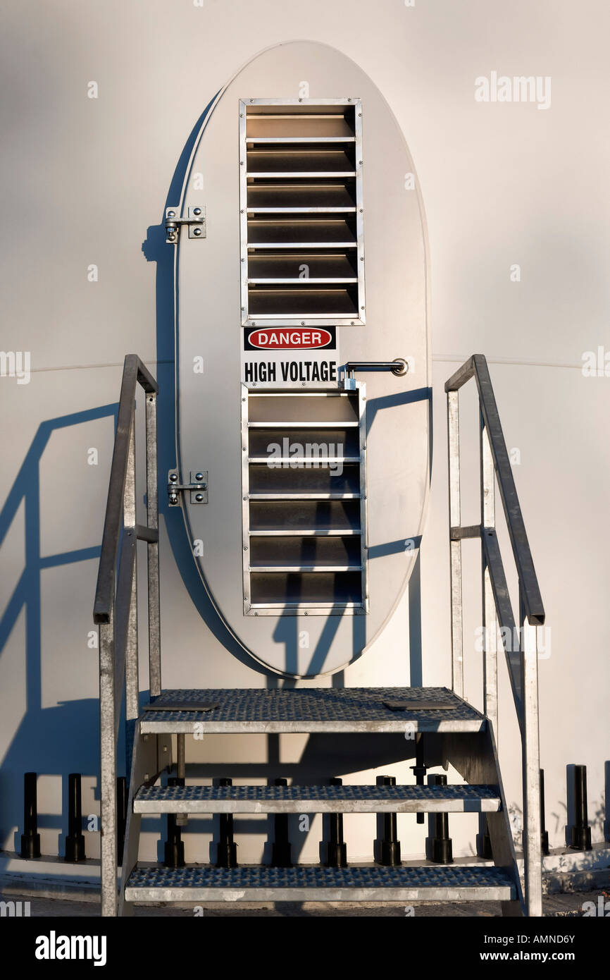 Access Door to Wind Turbine, Melancthon Grey Wind Project, Shelburne ...