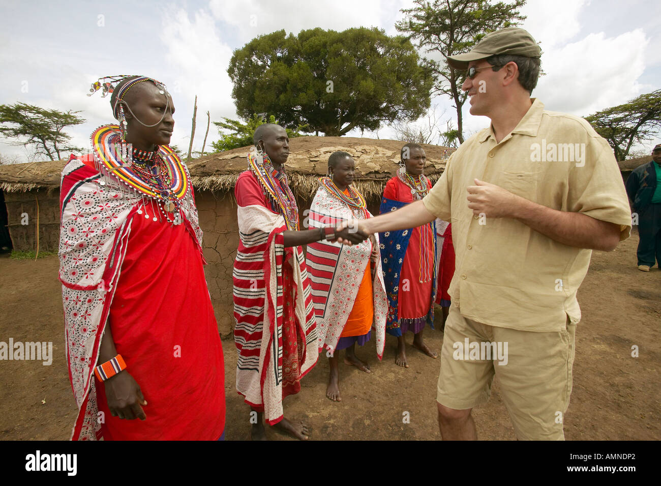 Wayne Pacelle CEO of Humane Society of United States meeting Masai ...
