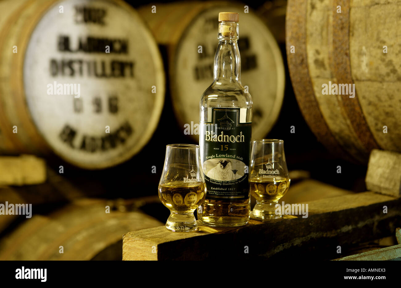 Bladnoch Scottish whisky Stock Photo - Alamy