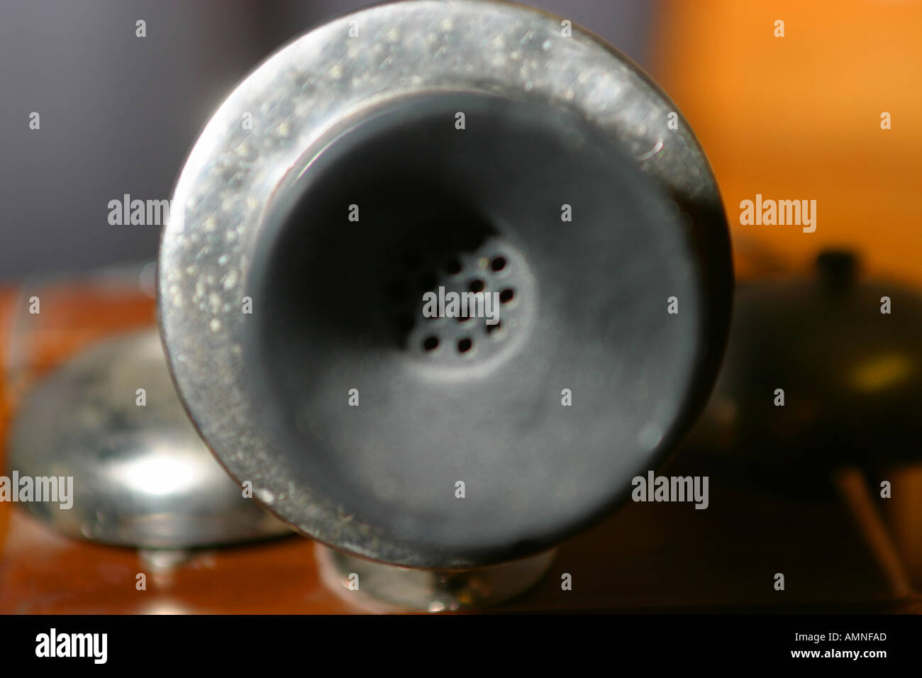 Antique telephone receiver Stock Photo - Alamy