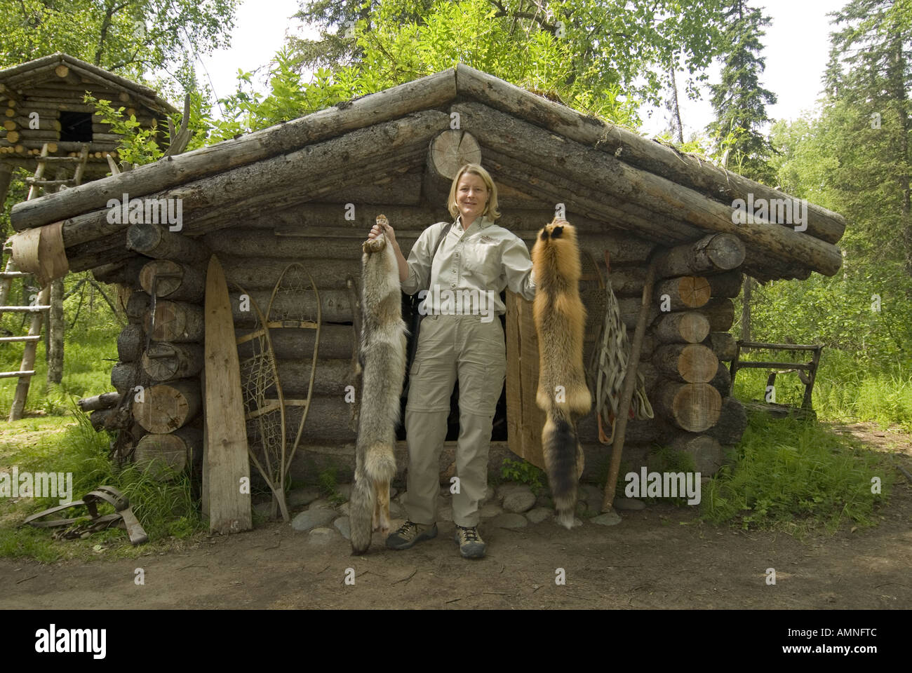 Trappers cabin hi-res stock photography and images - Alamy